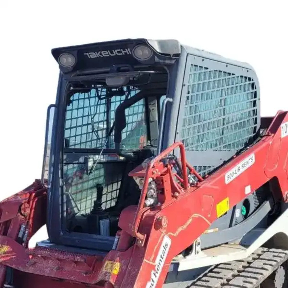 Takeuchi Windshields – Grizzly Rubber Tracks