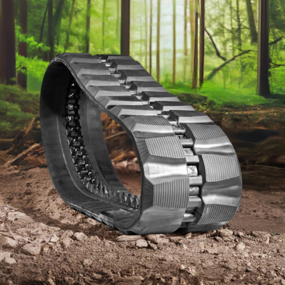 JCB 190T-ECC0 Rubber Track 320x86x50 ( 13" ) Block Pattern – Grizzly ...