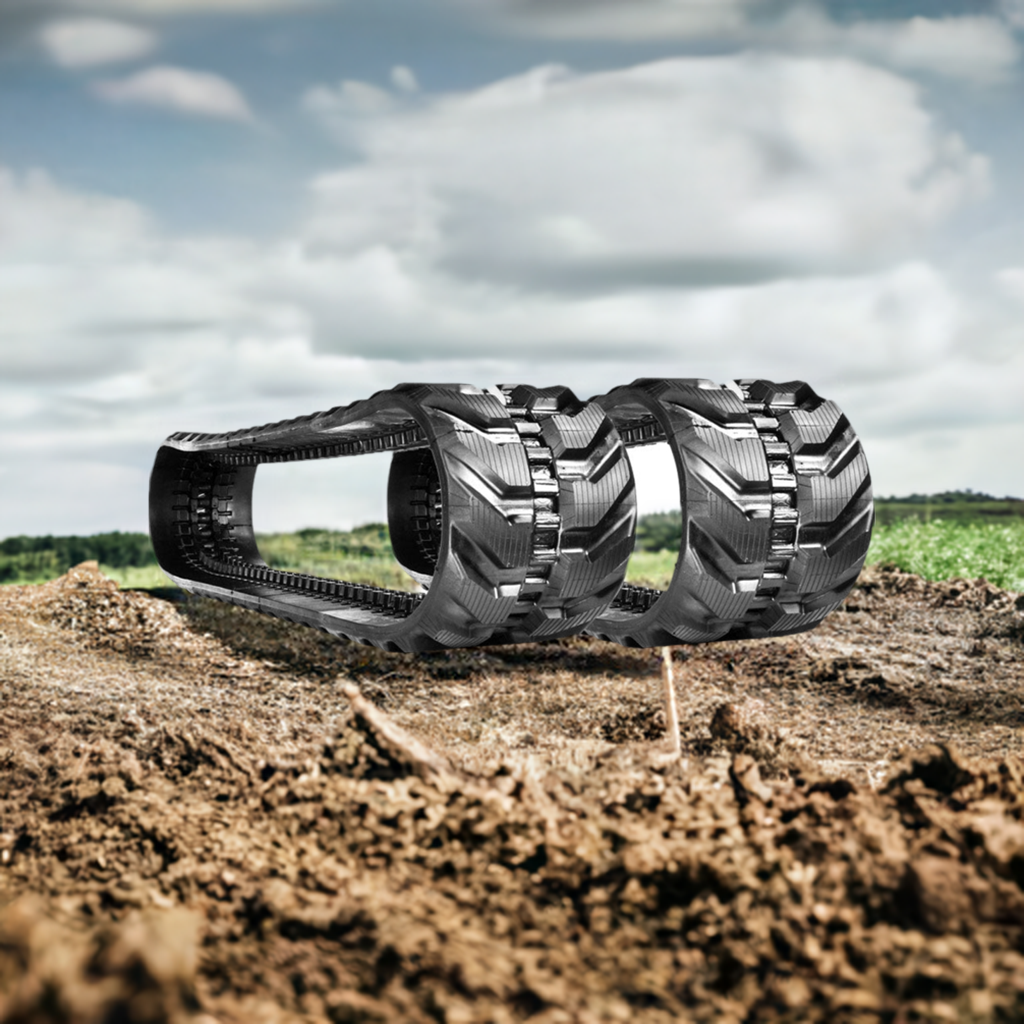 Kubota SVL75-2C Oruga de goma 400x86x52 (16") Patrón de bloque ...